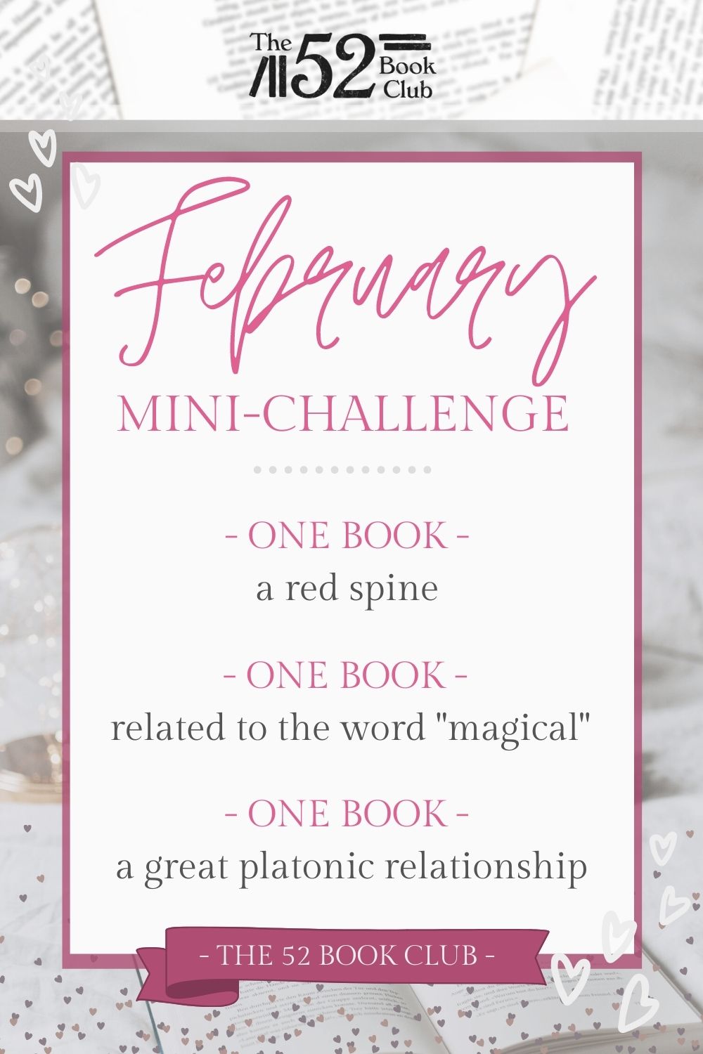 February Mini-Challenge 2021 – The 52 Book Club