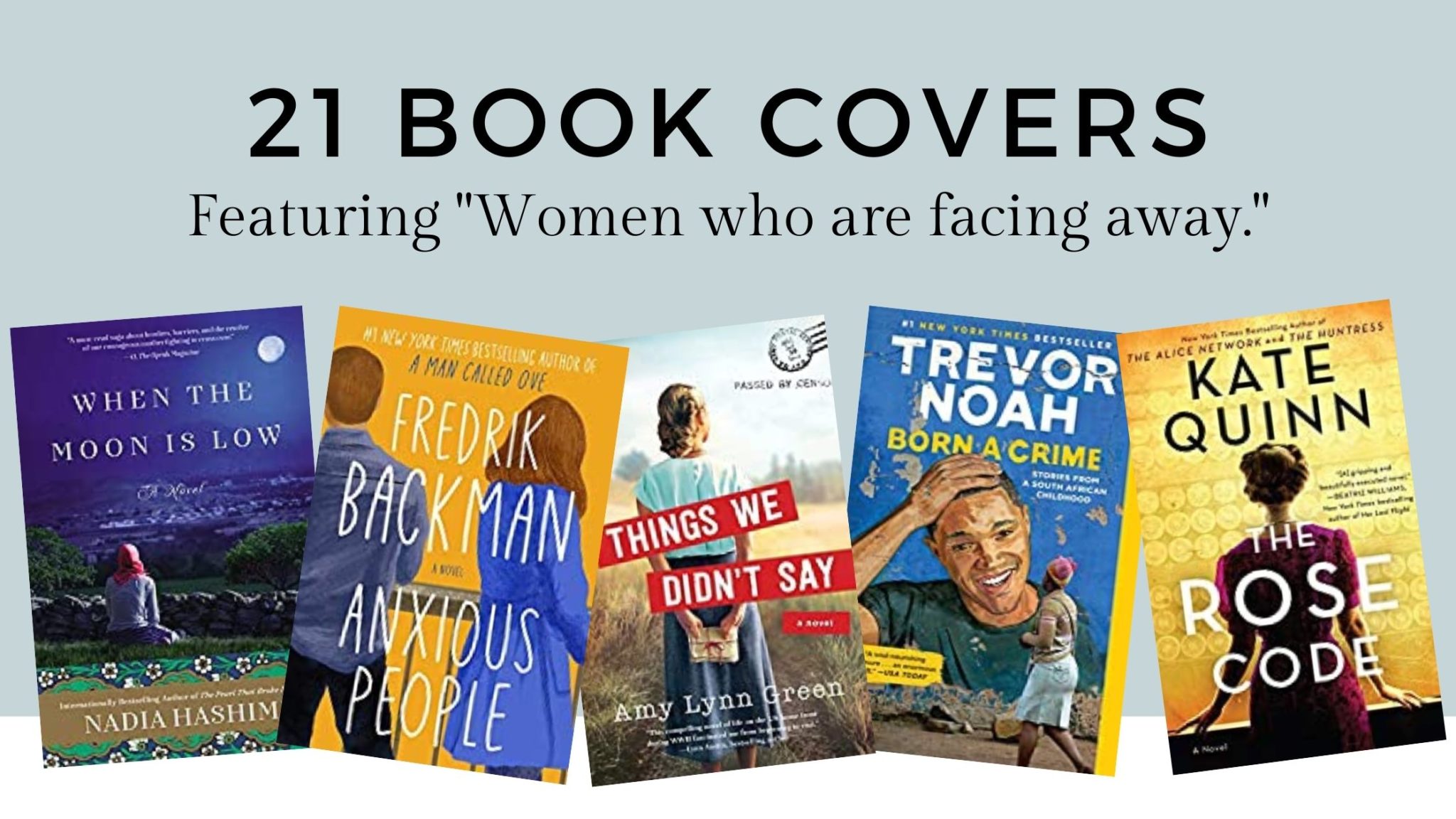 21 Book Covers With Women Facing Away – The 52 Book Club