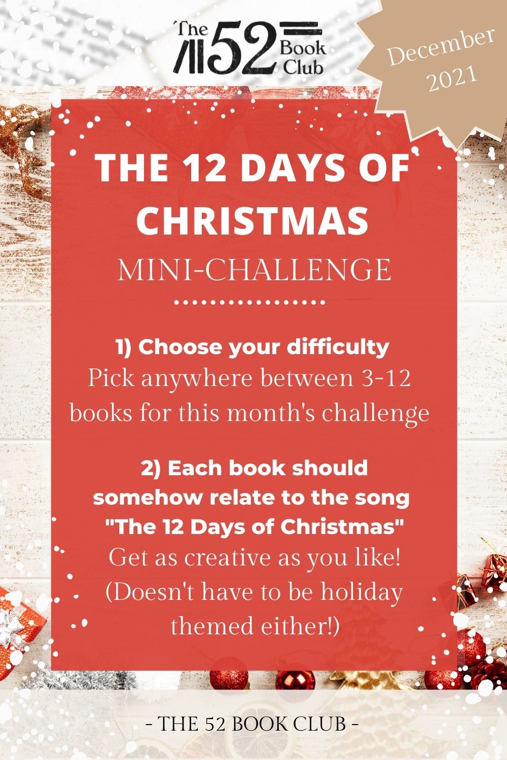 The 12 Days of Christmas Mini-Challenge – The 52 Book Club