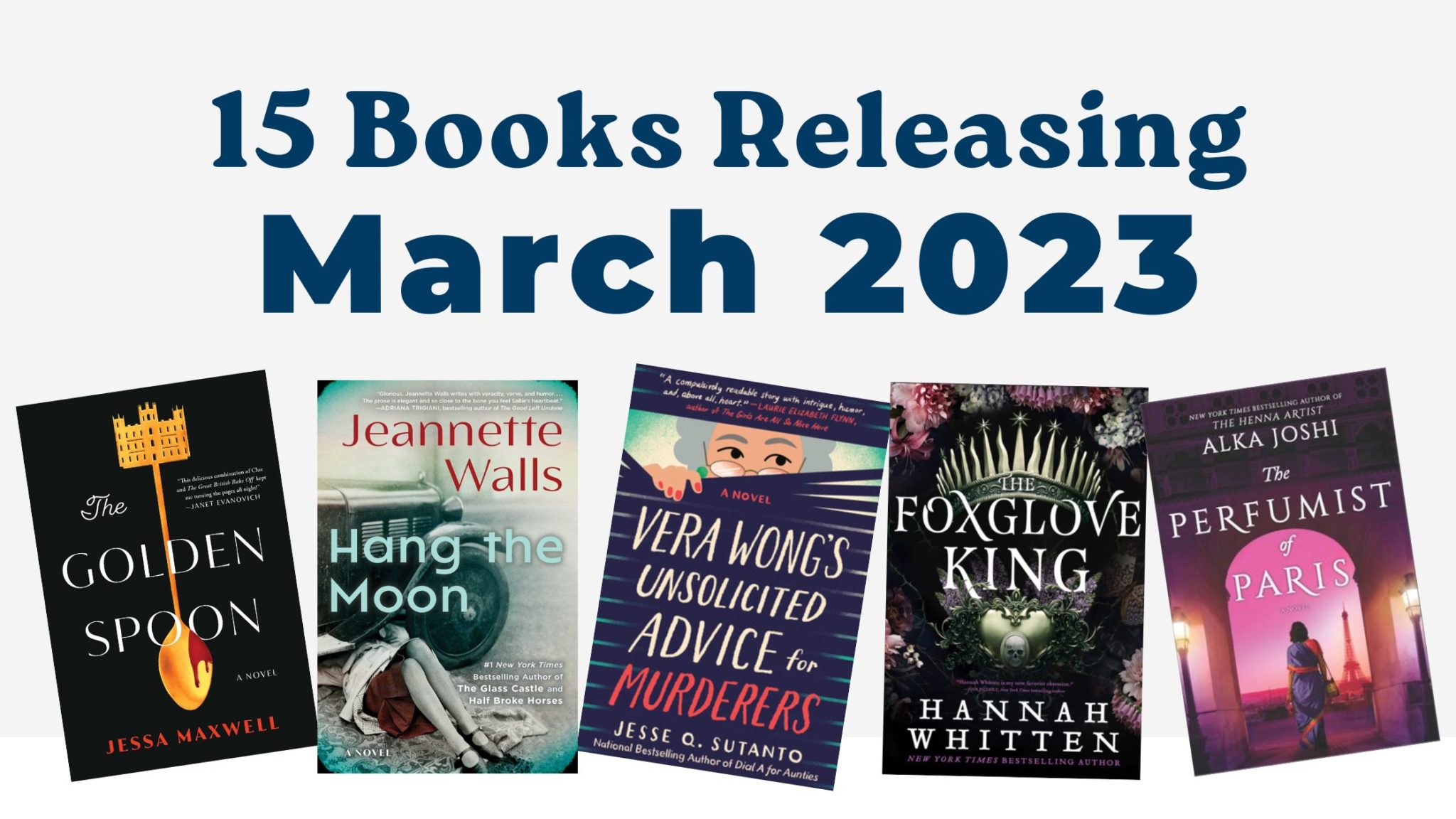 15 Books Arriving March 2023 – The 52 Book Club