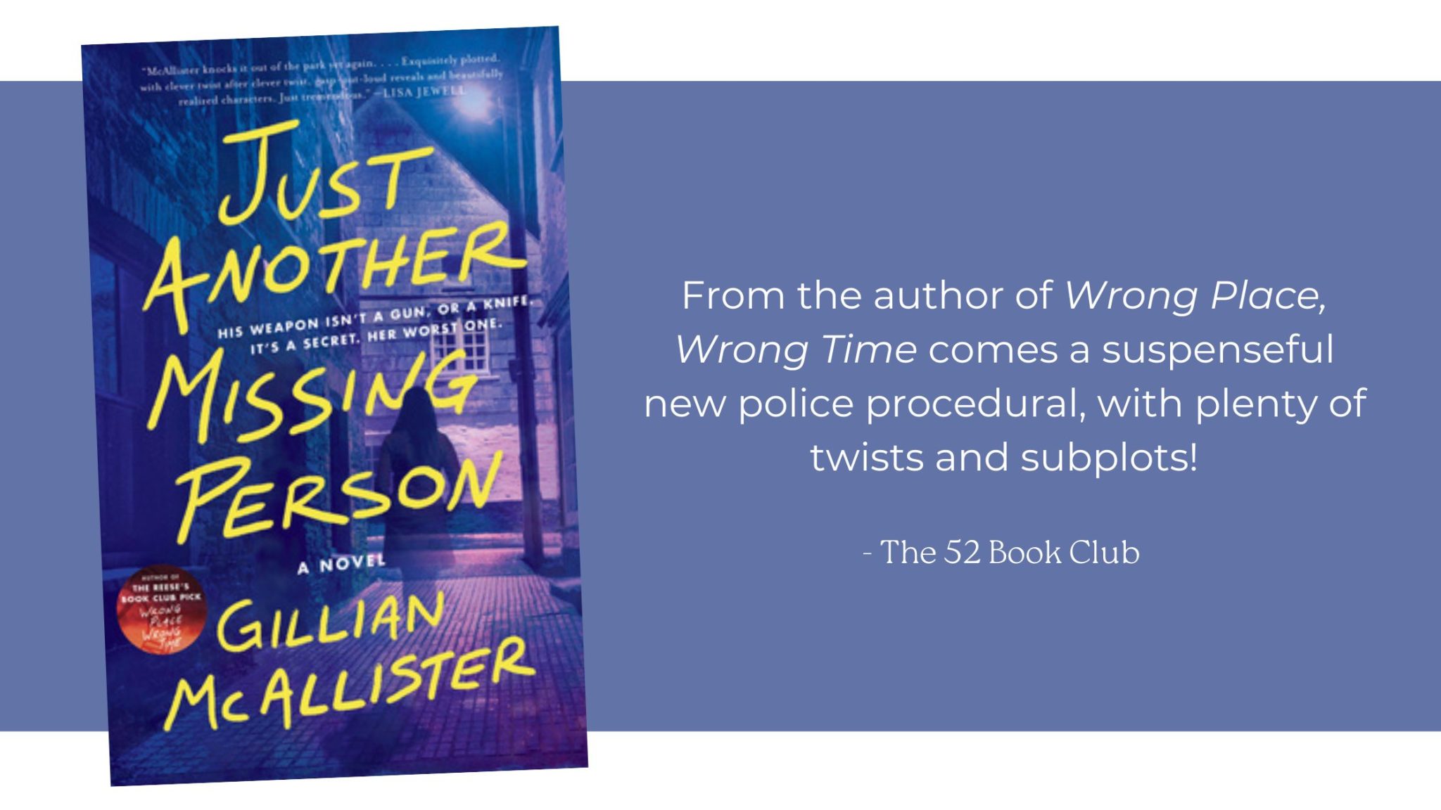 Just Another Missing Person – The 52 Book Club