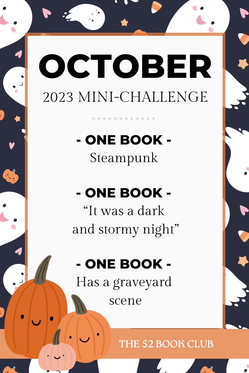 October 2023 Mini-Challenge – The 52 Book Club