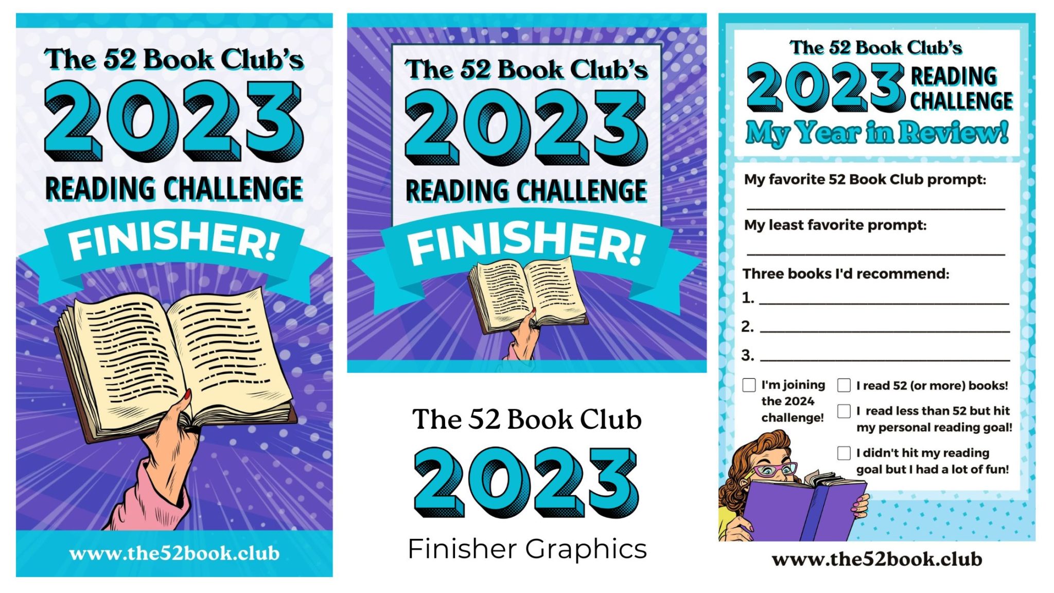 The 52 Book Club’s 2023 Reading Challenge Finishers! – The 52 Book Club