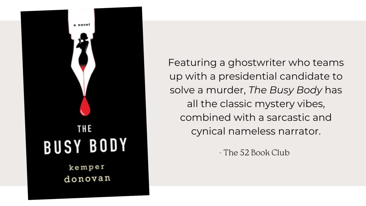 The Busy Body – The 52 Book Club