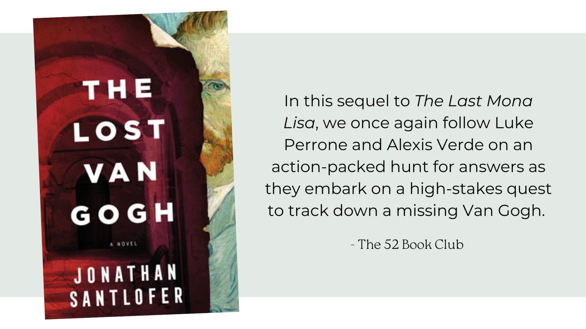 The Lost Van Gogh – The 52 Book Club