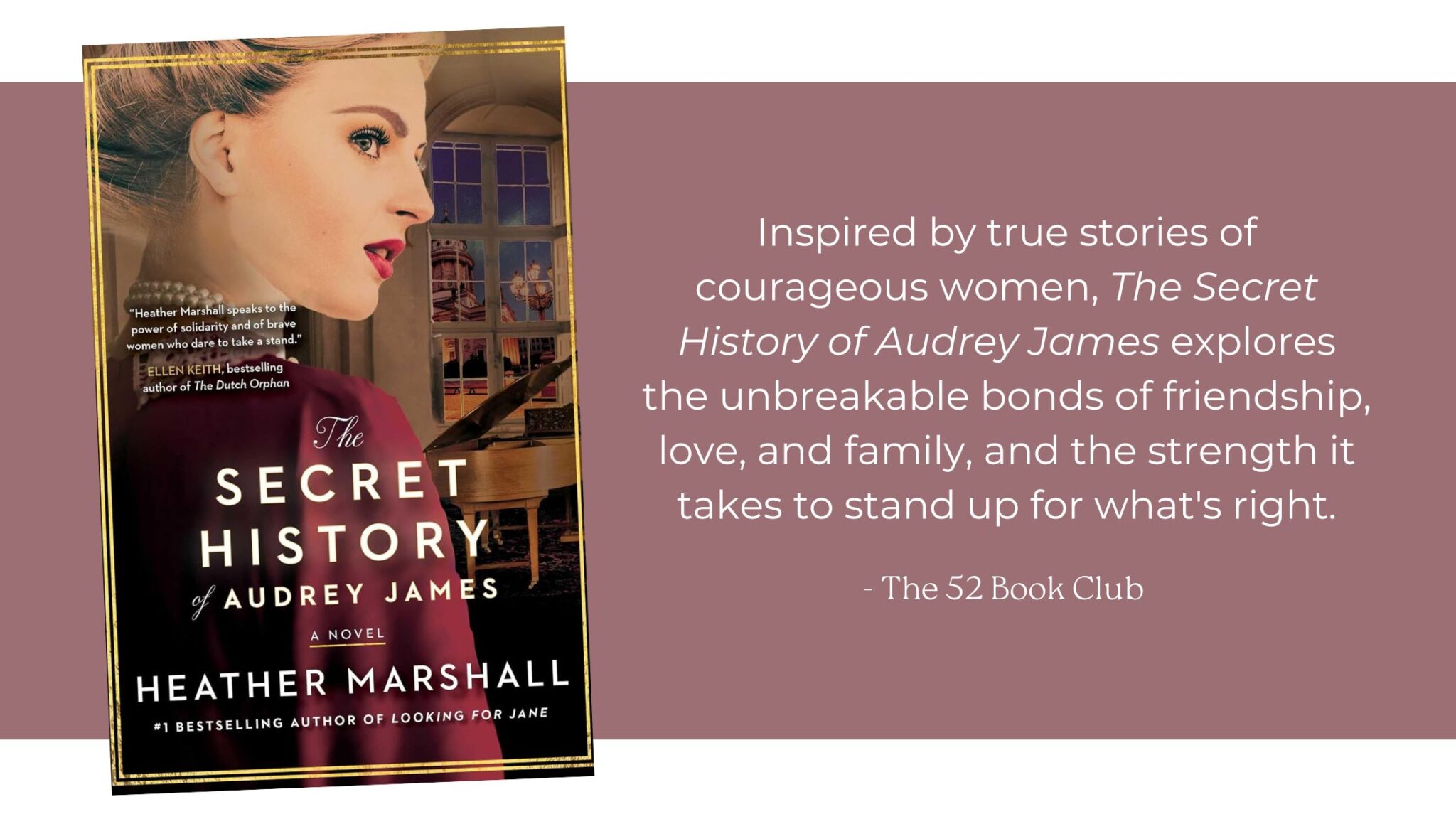 The Secret History of Audrey James – The 52 Book Club