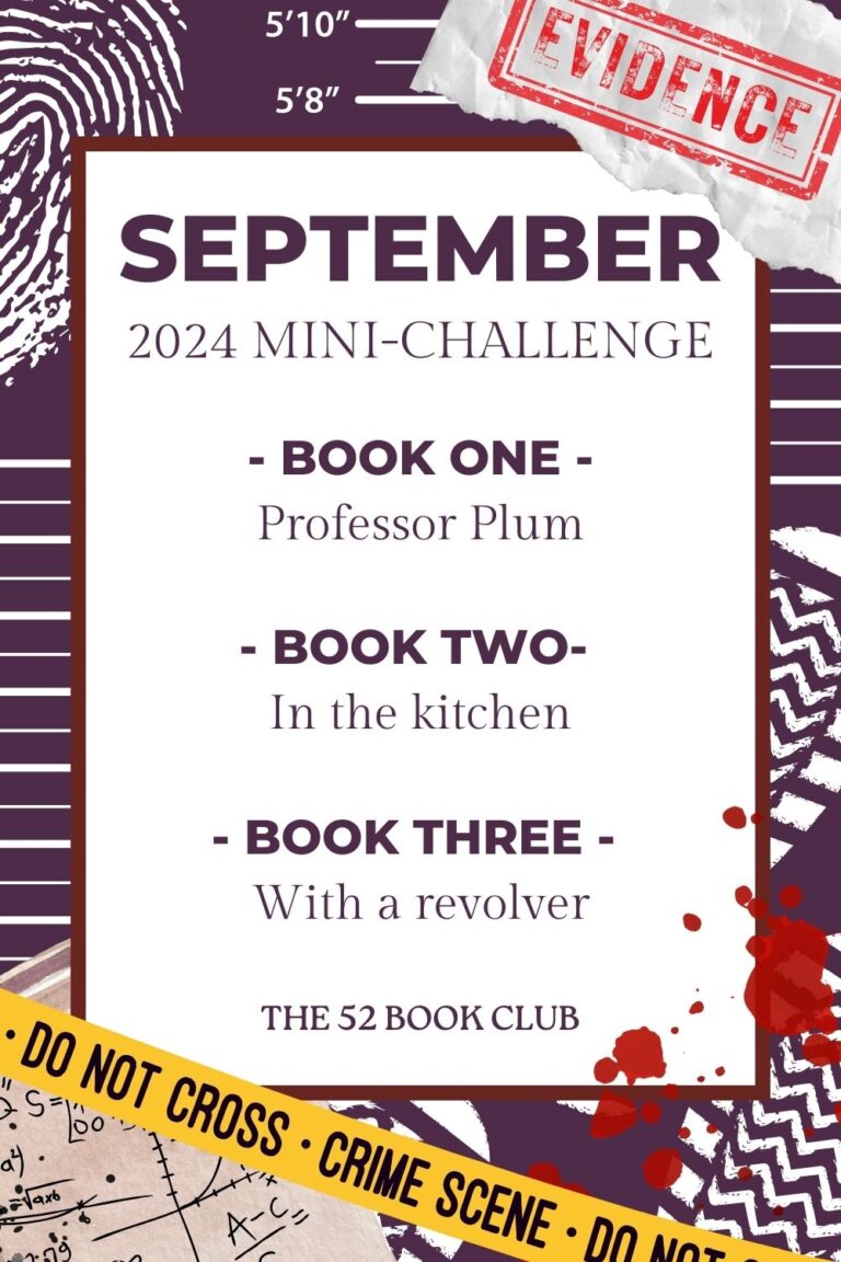 September 2024 Mini-Challenge – The 52 Book Club