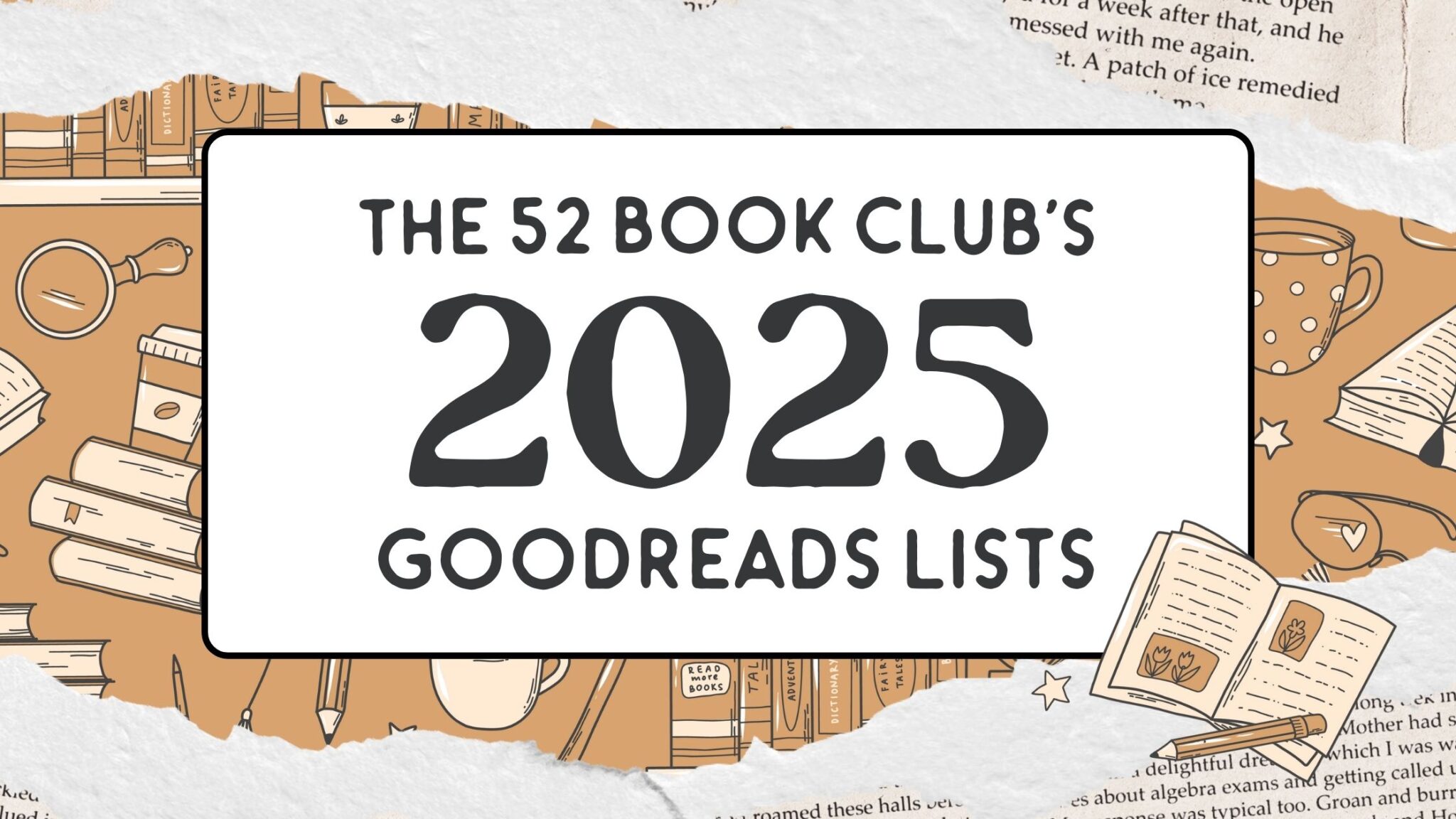 2025 Goodreads Lists – The 52 Book Club