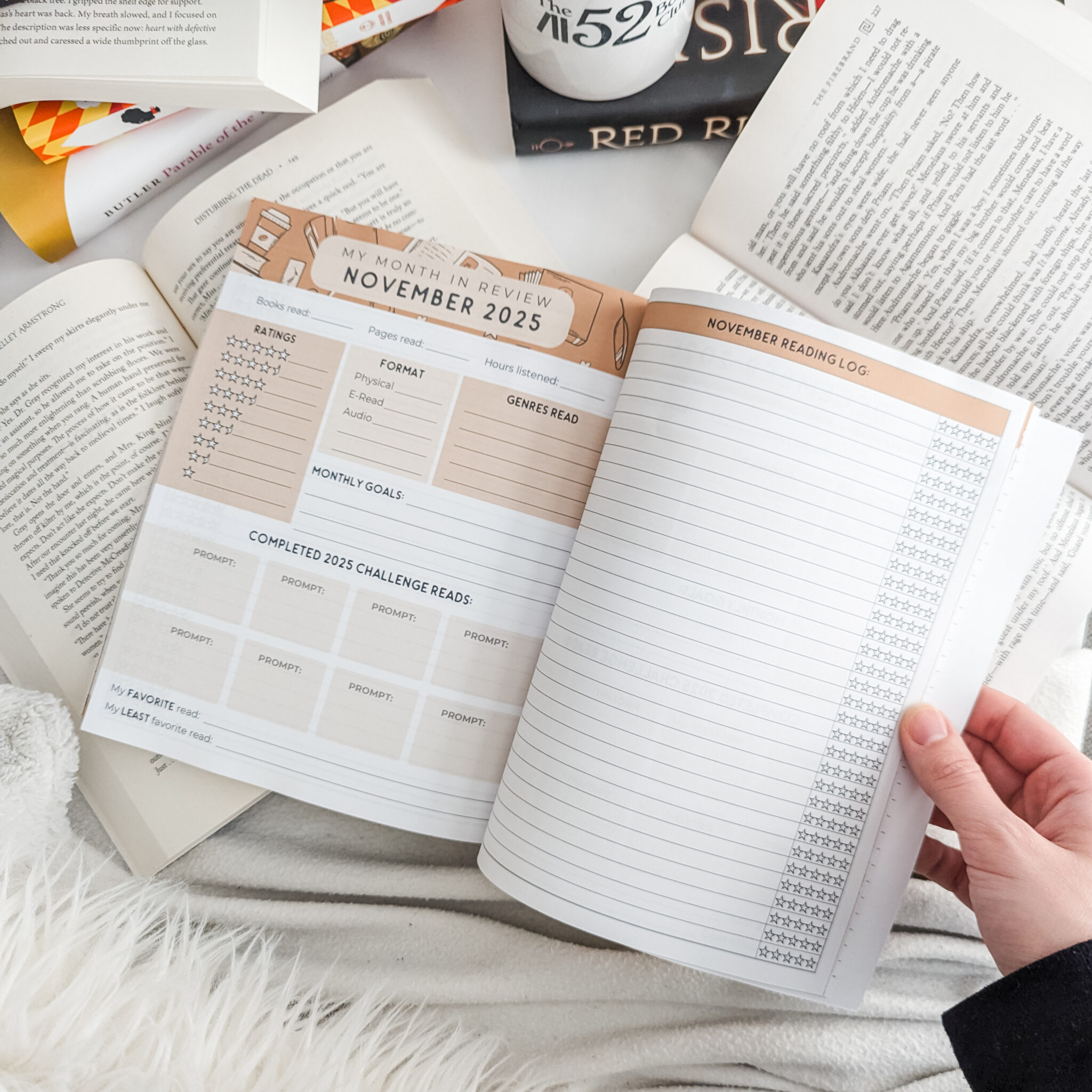 The 52 Book Club 2025 Challenge Journal – The 52 Book Club