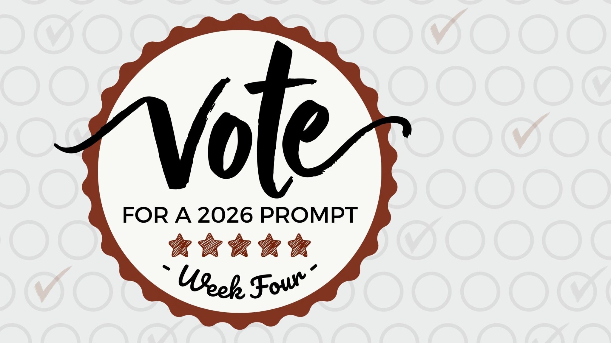 Vote for a 2026 Prompt: Week Four – The 52 Book Club